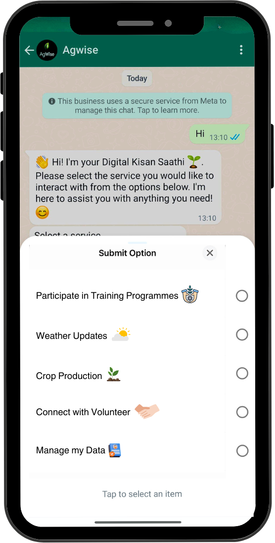 Chatbots for Agriculture Development: Driving 2X Impact